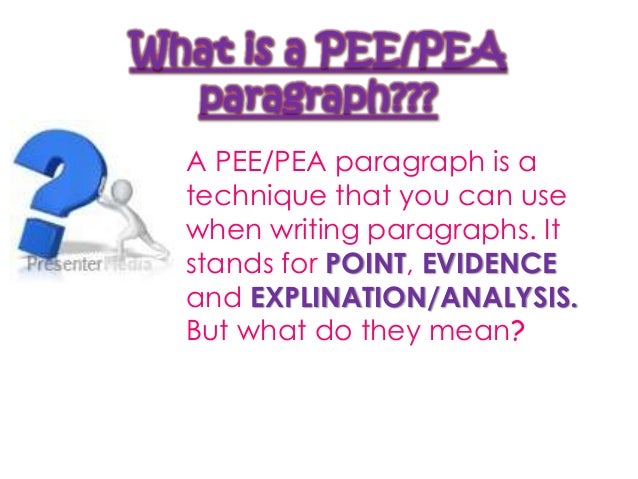 Pee paragraphs