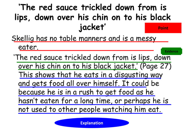 Pee paragraphs ks3 TEST | PPTX