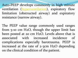 Peep & cpap | PPTX
