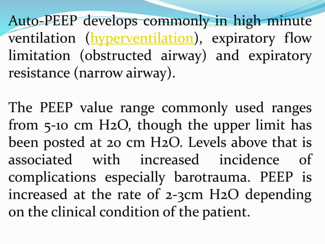 Peep & cpap | PPTX | Lung and Respiratory Health | Diseases and Conditions