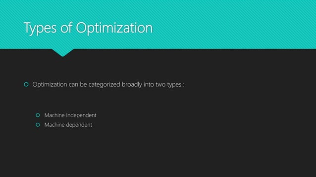 Peephole optimization techniques | PPT
