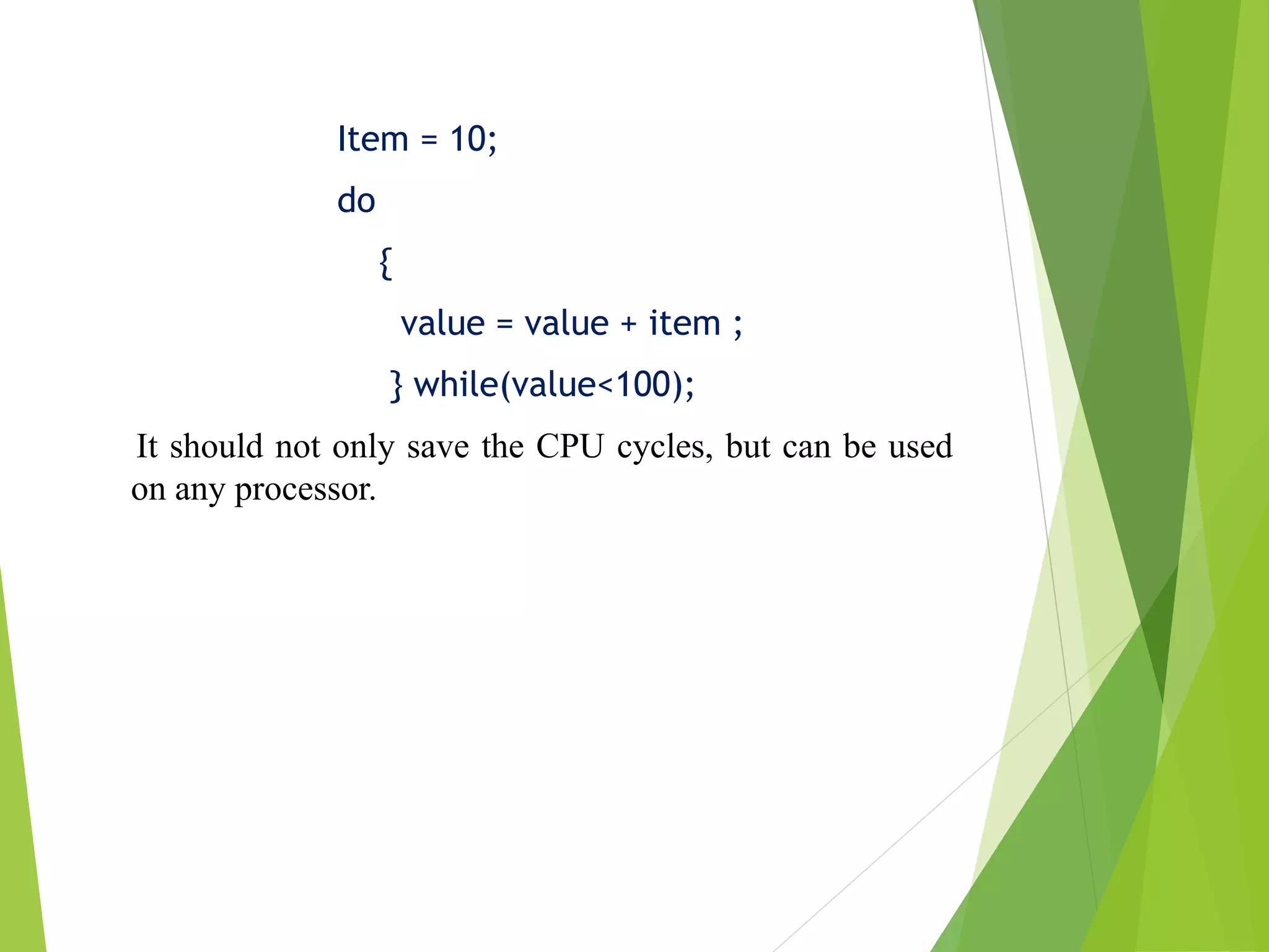 Peephole optimization techniques in compiler design | PPTX