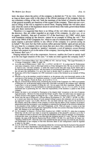 Peeping to ignoring corporate veil | PDF