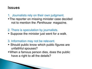 Peeping tom journalism | PPT