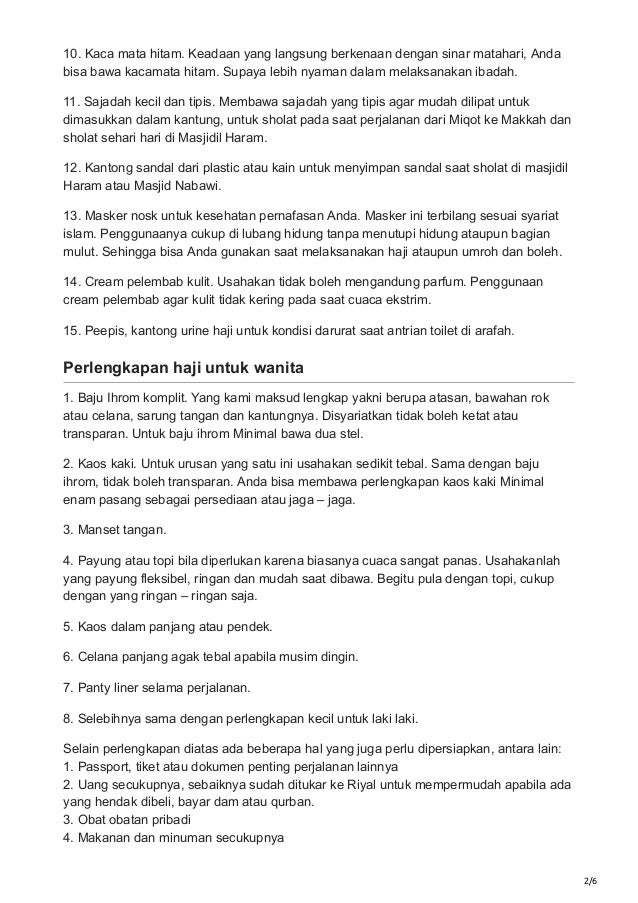 peepis.com-Perlengkapan haji terbaik untuk laki laki dan wanita.pdf