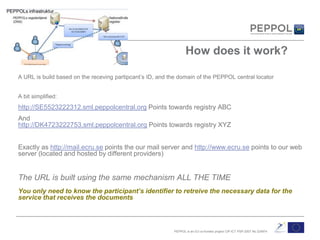 PEPPOL Online Workshop 1 Overview | PPTX