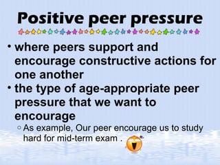 Saying No To Peer Pressure