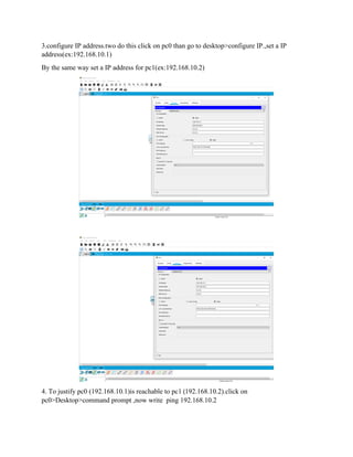 Peer- to -peer connection using ciscio packet tracer | PDF | Computer Networking | Computing
