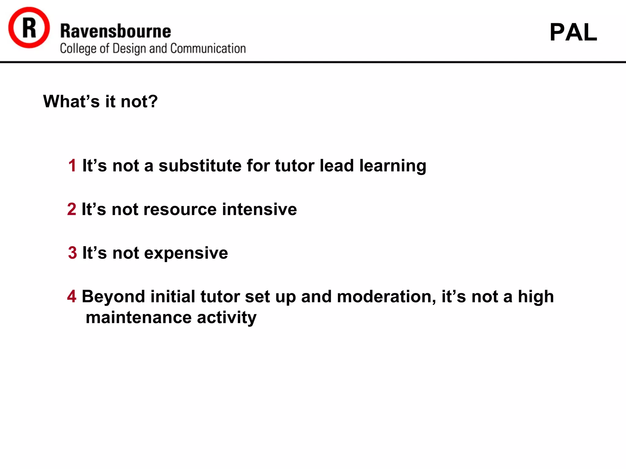 Peer Assisted Learning | PPS