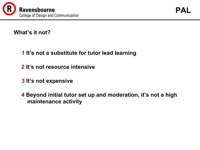 Peer Assisted Learning | PPS