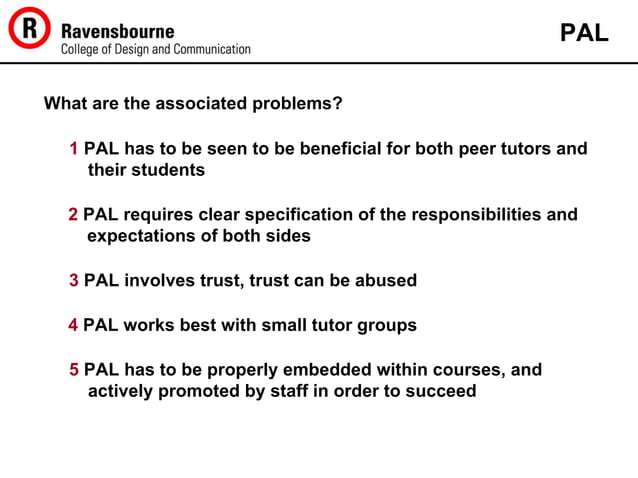 Peer Assisted Learning | PPS