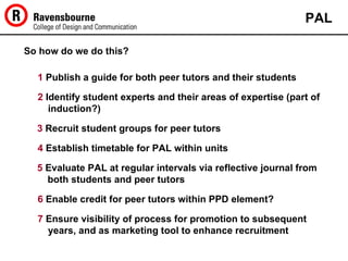 Peer Assisted Learning | PPS