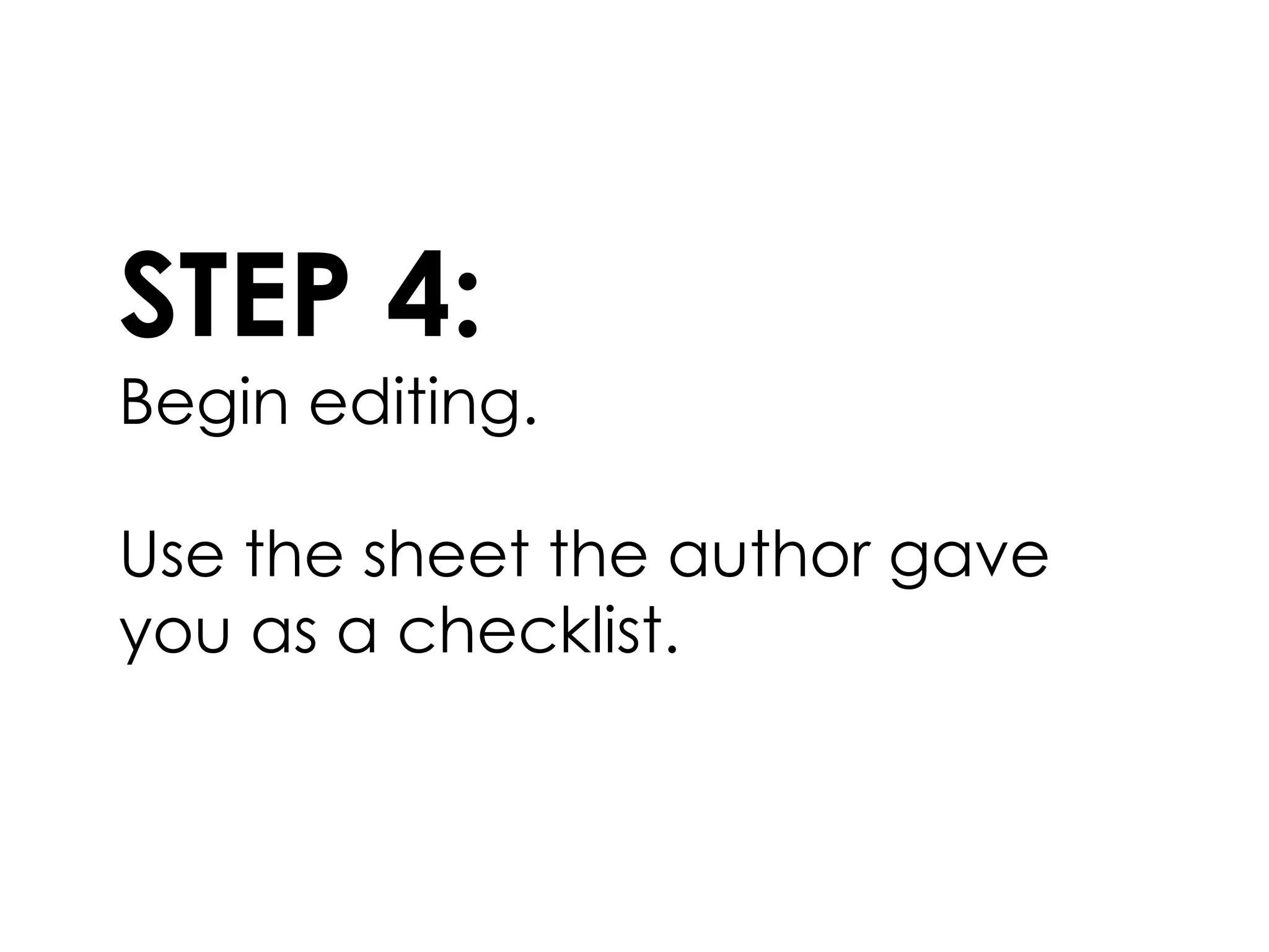 Peer Edit step-by-step | PPTX