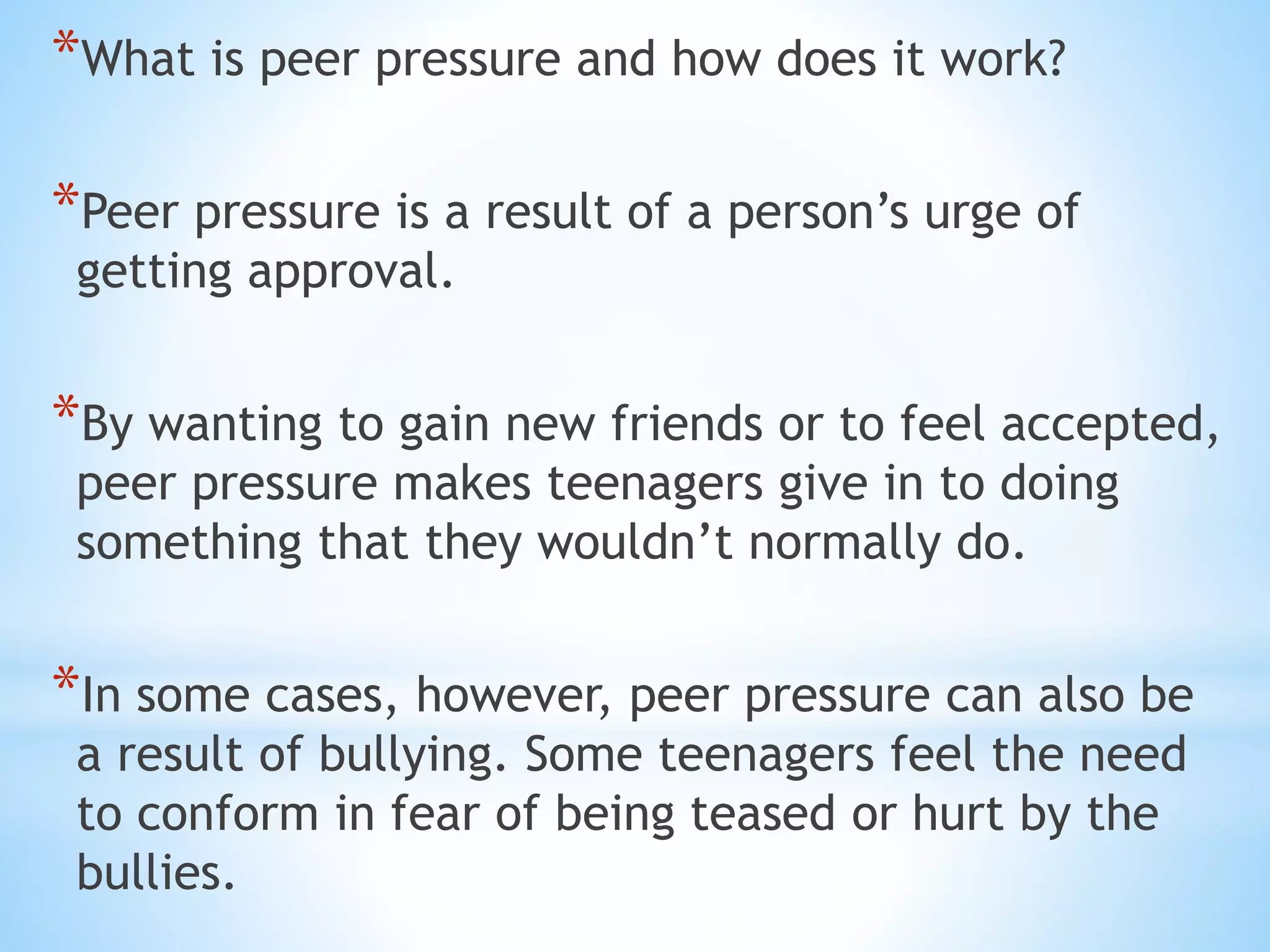 Peer pressure-and-teen-mental-health-pros-and-cons | PPTX | Brain and Nervous System Disorders ...