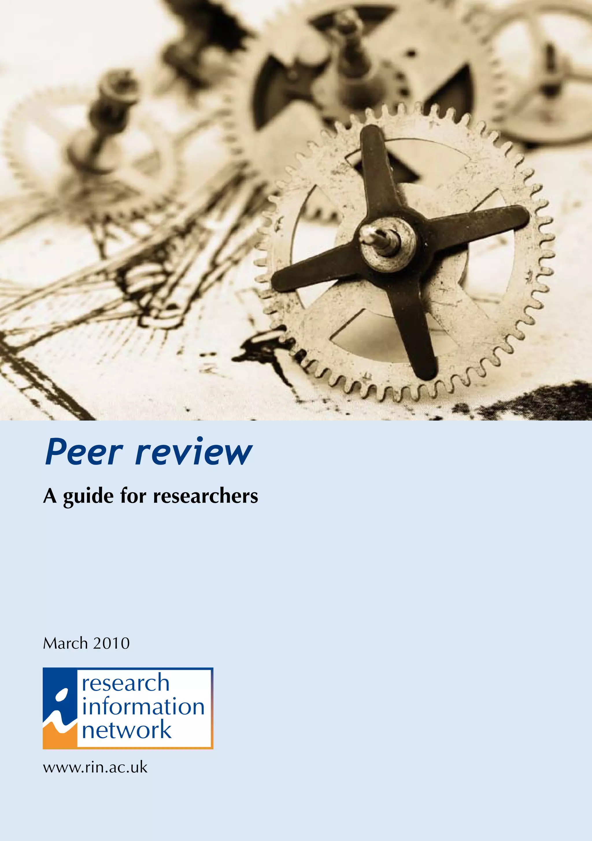 Peer Review Guide Final March10[1] | PDF