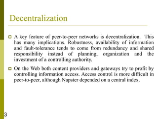 Peer-to-peer Systems.ppt | Internet | Computing
