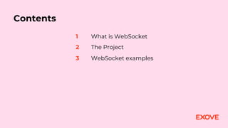 WebSockets in Bravo Dashboard – Exove | PPT
