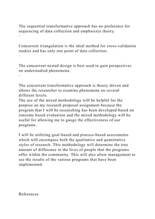 peer 1 Traditionally, there are three branches of methodology q.docx