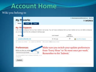 Peer Advising Wiki Tutorial | PPT