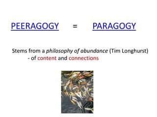 Peeragogy and networked learning | PPTX