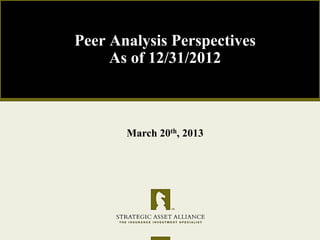 Peer analysis presentation | PDF