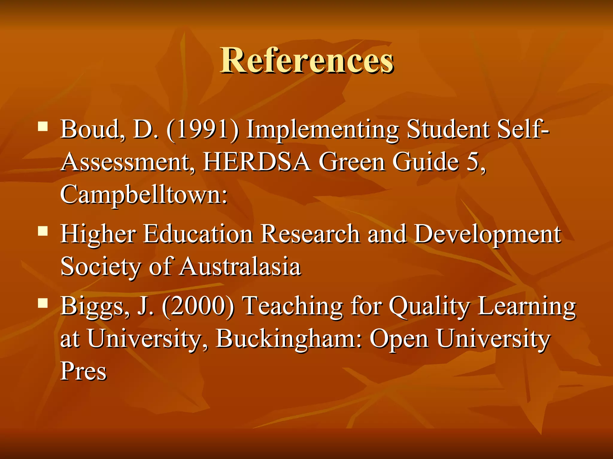 Peer and self assessment | PPT