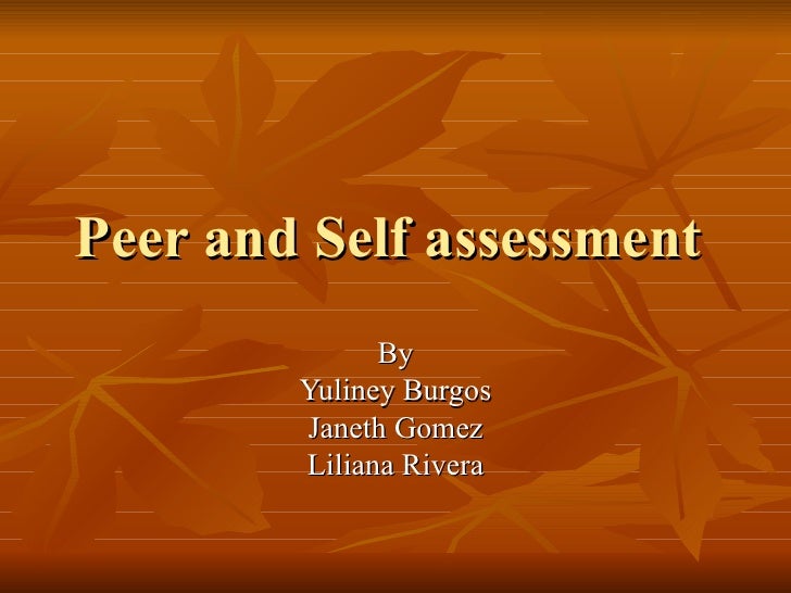 peer-and-self-assessment