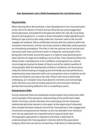 Peer Assessment for Olivia - from Hannae.docx