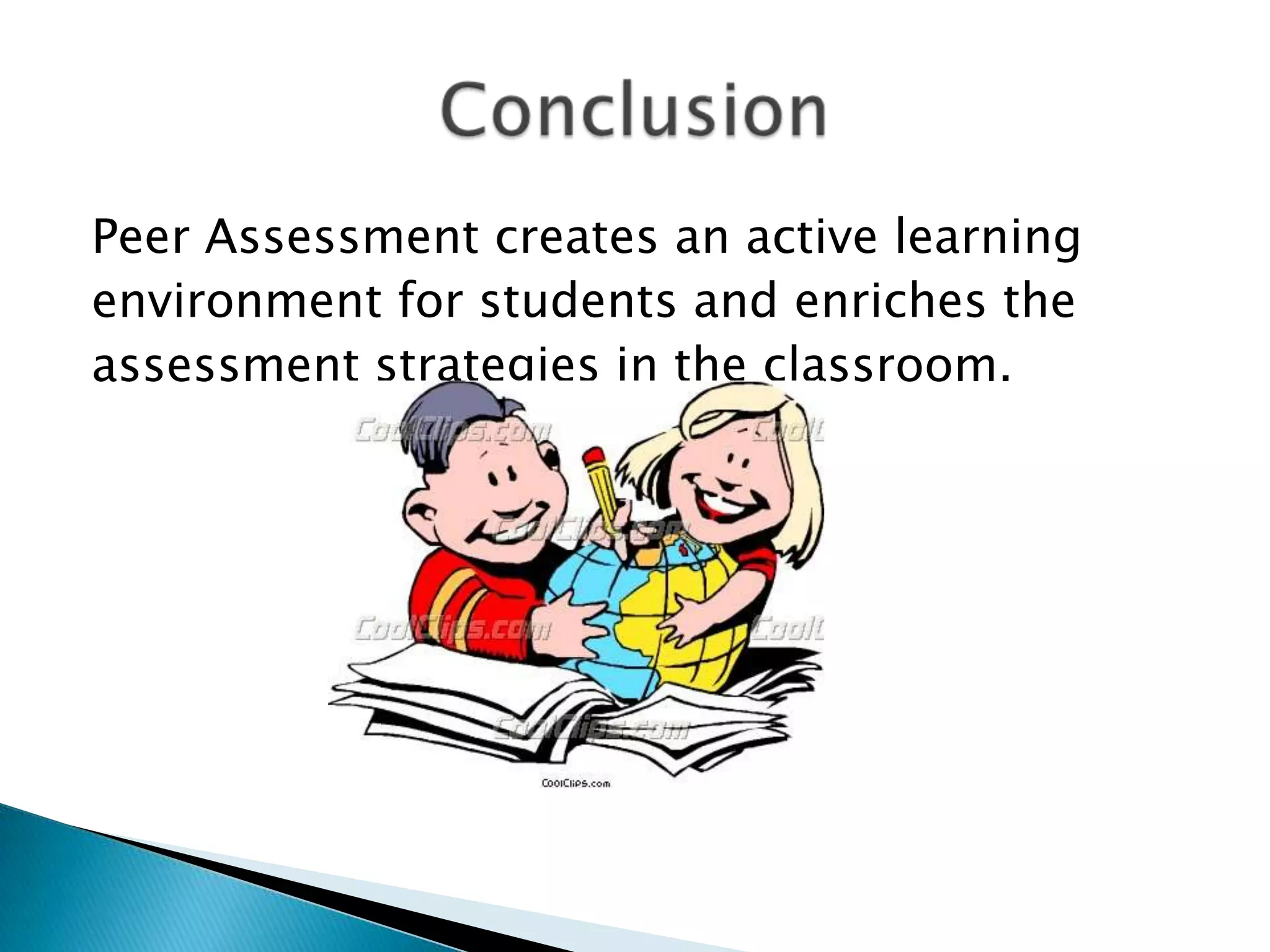Peer assessment power point presentation | PPTX