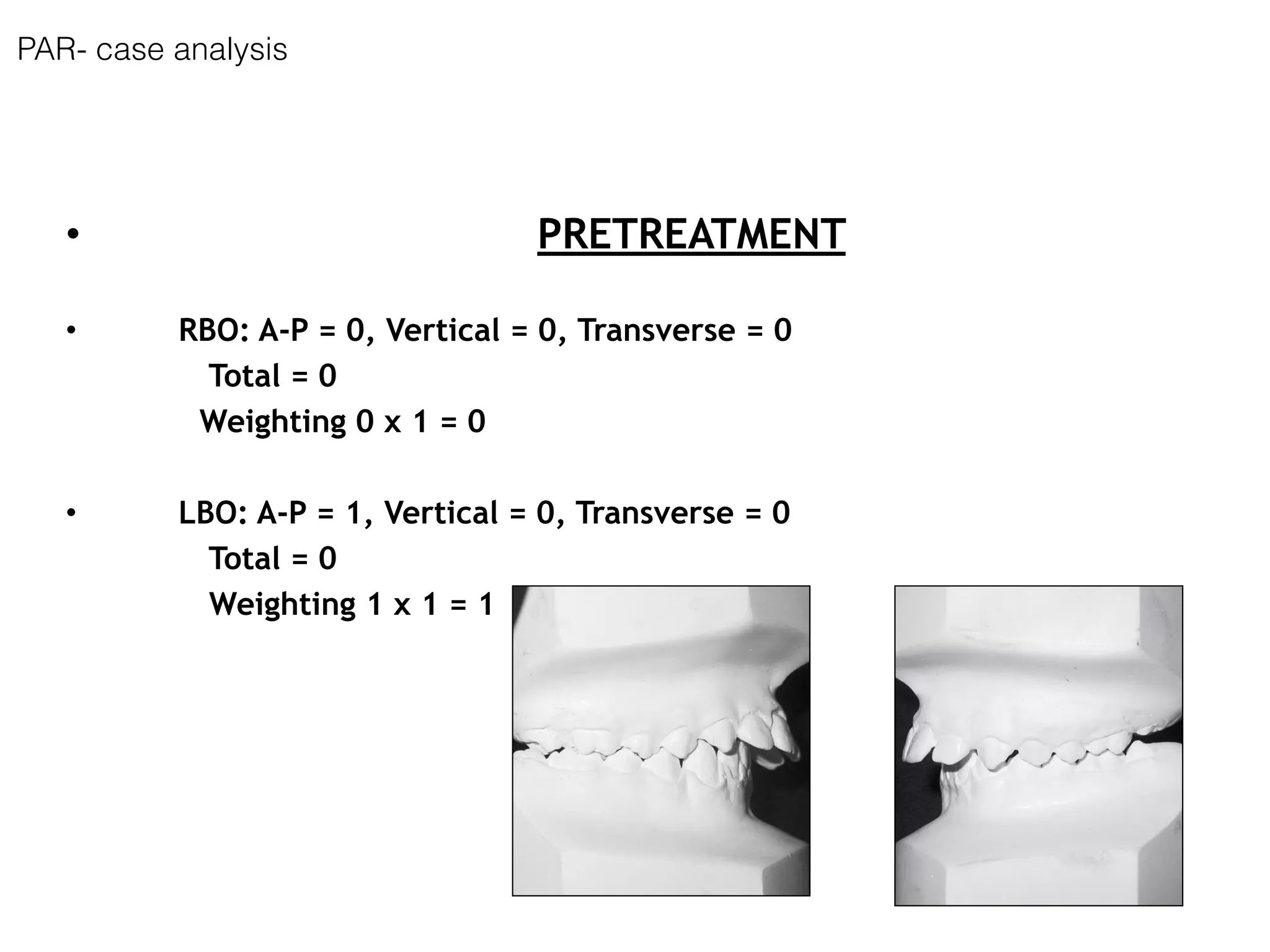 Peer Assessment Rating (PAR) - Orthodontic Index | PDF