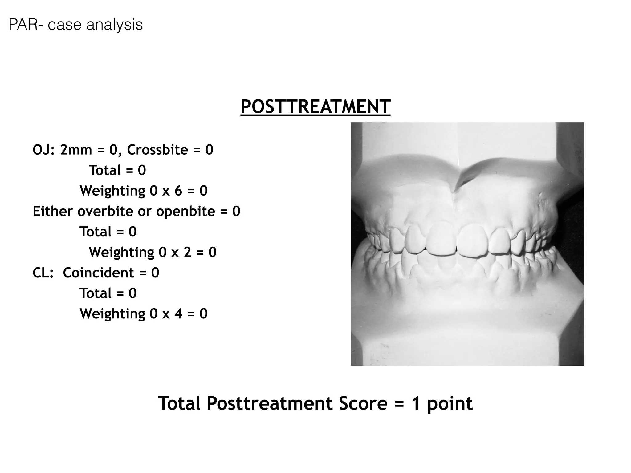 Peer Assessment Rating (PAR) - Orthodontic Index | PDF