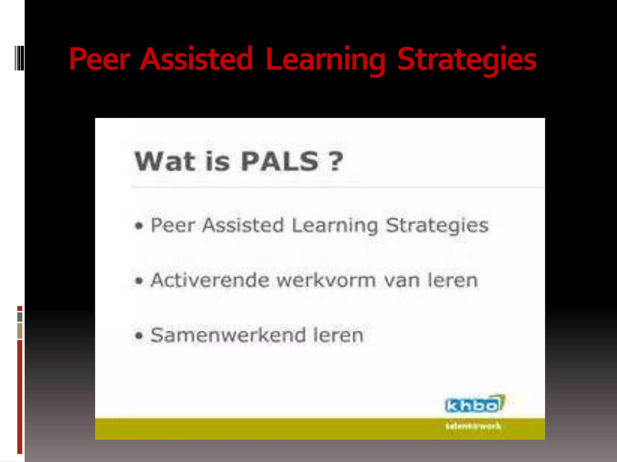 Peer assisted learning strategies | PPTX