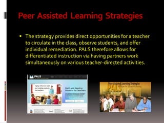 Peer assisted learning strategies | PPTX