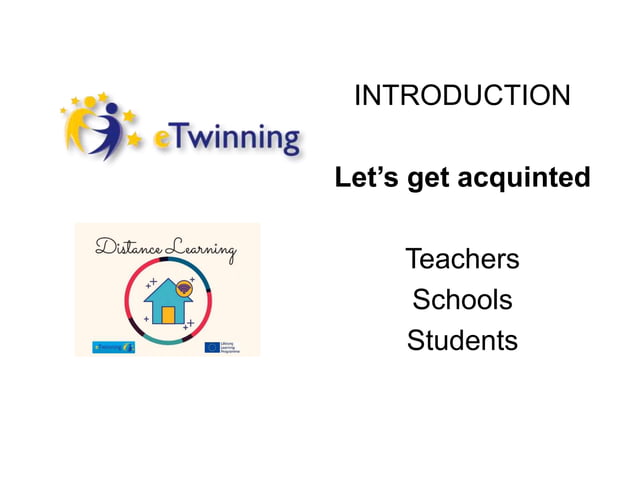 Distance Learning-eTwinning Project | PPT