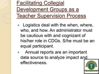 collegial development group | PPTX