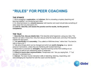 Peer coaching presentation | PPT