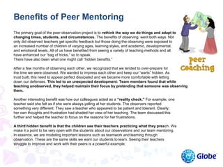 Peer coaching presentation | PPT
