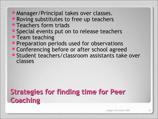 Peer coaching for collaboration | PPT