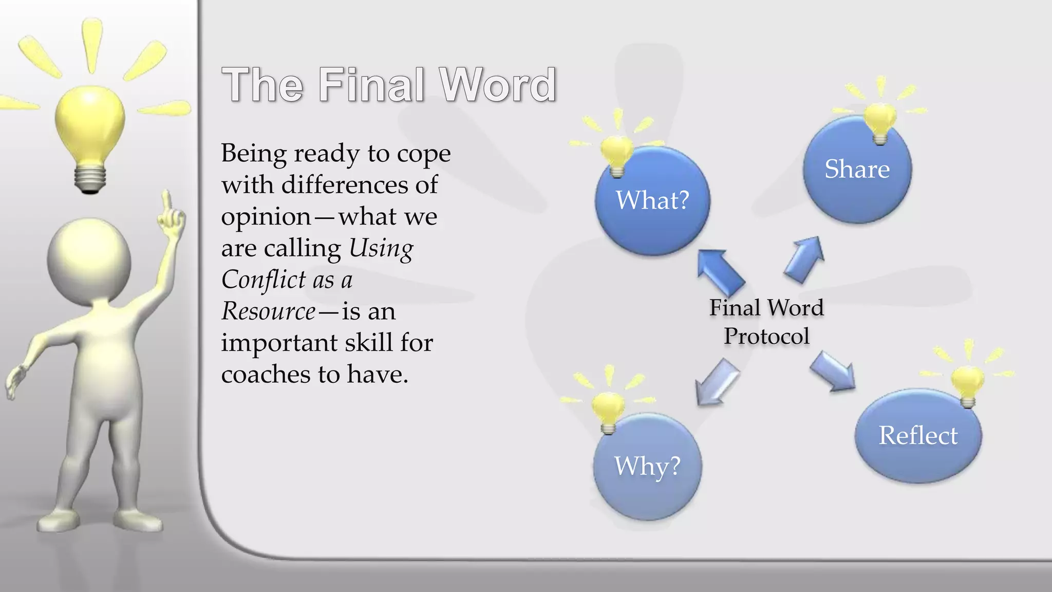 Peer coaching workshop2_final2013 | PPT