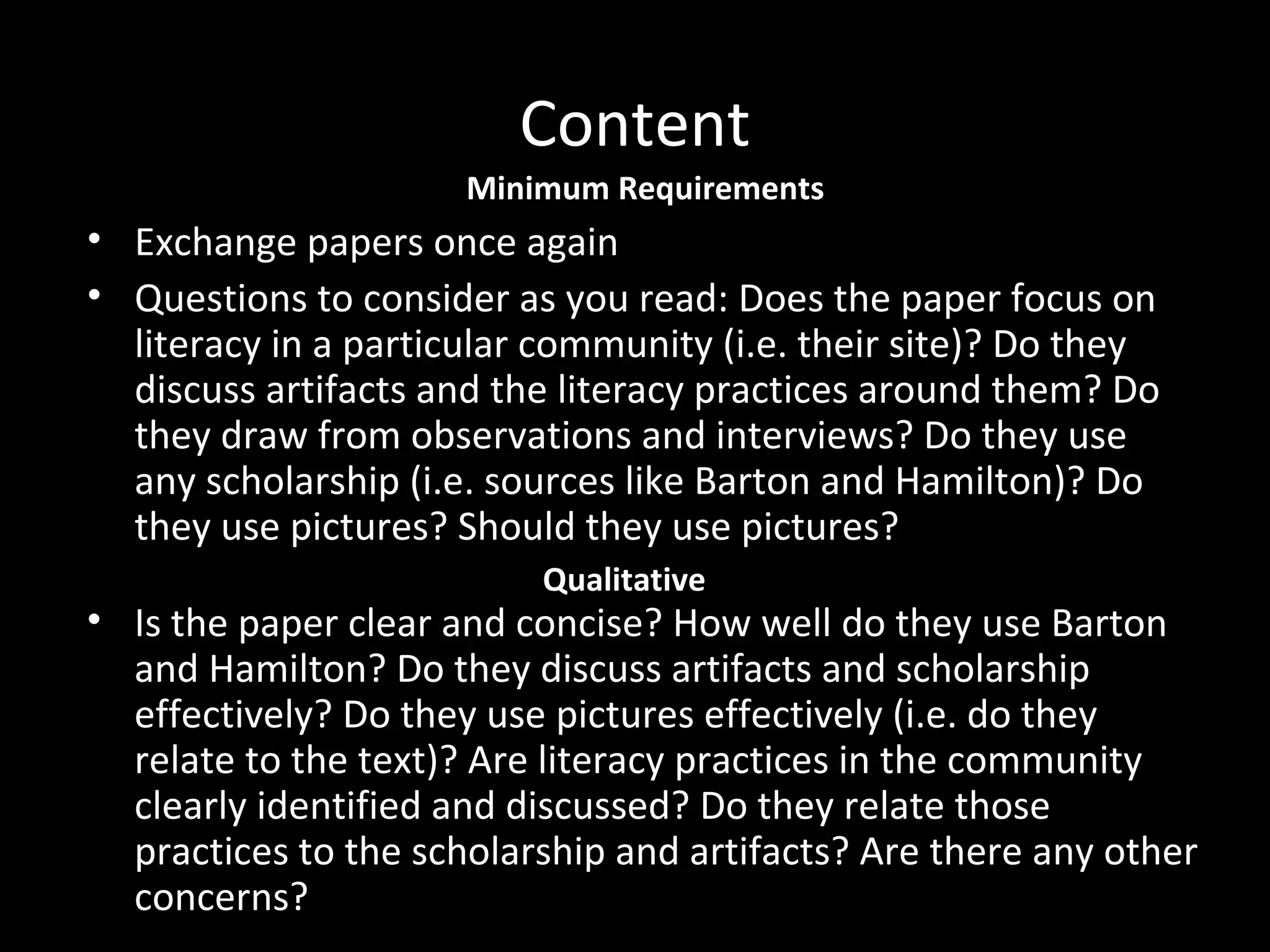 Peer editing for wa2 | PPT