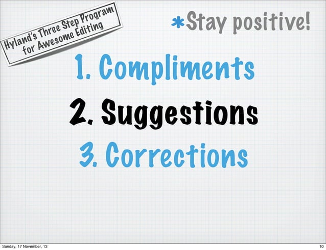 Peer Editing Overview Presentation | PDF