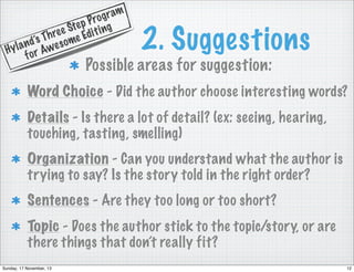 Peer Editing Overview Presentation | PDF