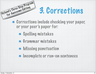 Peer Editing Overview Presentation | PDF