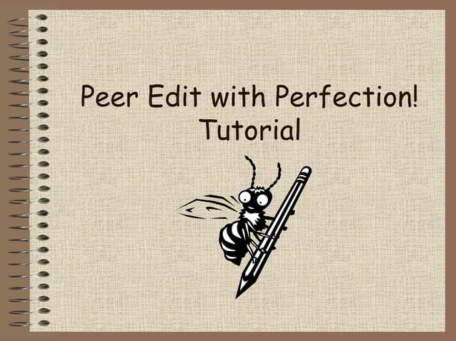 Peer Editing Tutorial | PPS