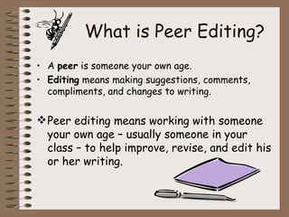 Peer Editing Tutorial | PPS