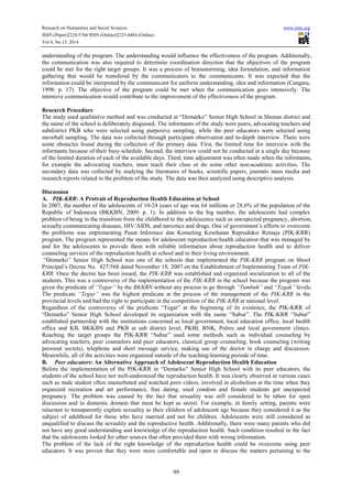 Peer educator and adolescent reproduction health education | PDF