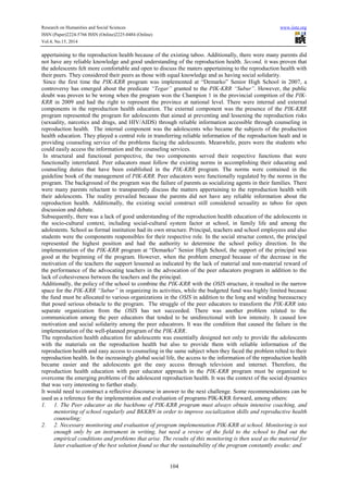 Peer educator and adolescent reproduction health education | PDF