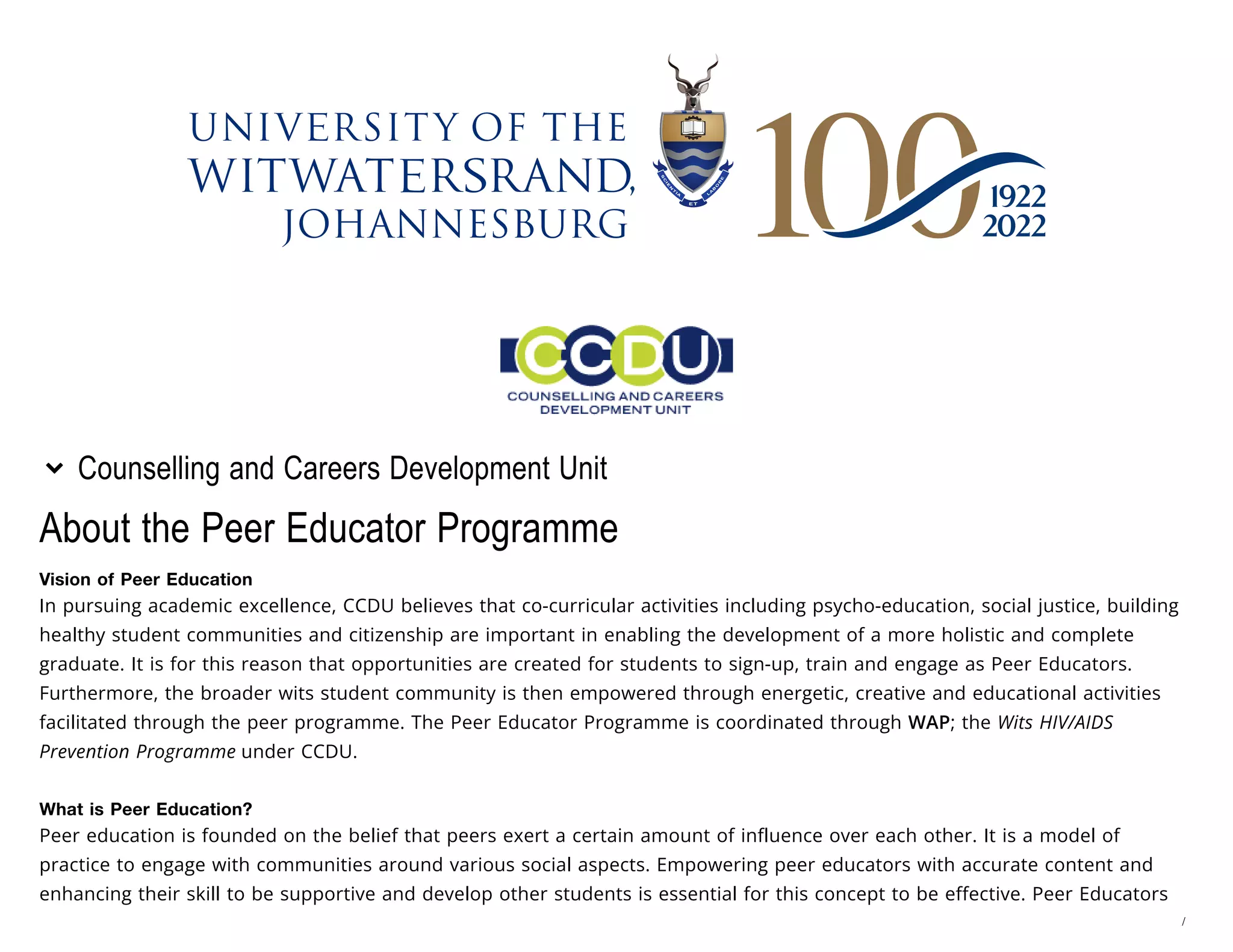 Peer Educator Programme - Wits University.pdf