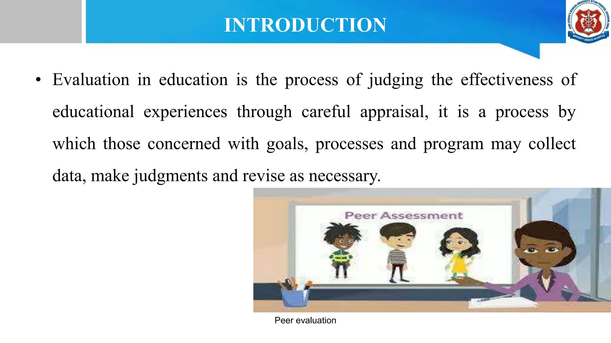 PEER EVALUATION NURSING EDUCATION .pptx