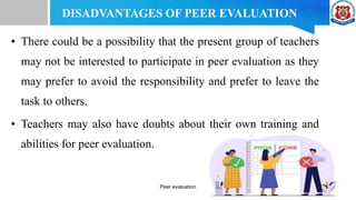 PEER EVALUATION NURSING EDUCATION .pptx